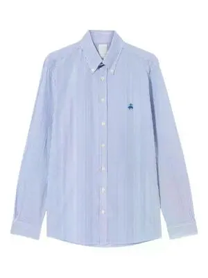 Brooks Brothers Striped Button-down Shirt - Blue