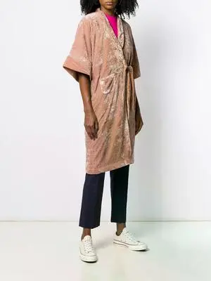 BELLEROSE Distressed Robe-coat