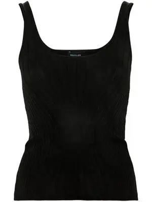 MUGLER Knitted Tank Top