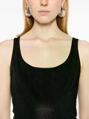 MUGLER Knitted Tank Top