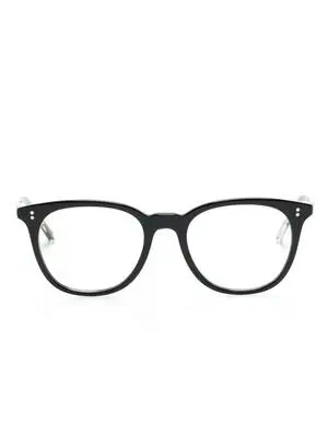 Oliver Spencer Round-frame Glasses - Black