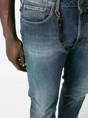 Incotex Straight-leg Jeans With Keyring Attachment