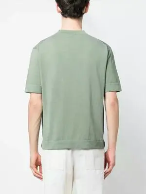 DELL'OGLIO Crew-neck Cotton T-shirt