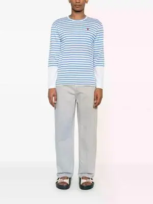Play Comme Des Garcon Mini Heart-patch T-shirt