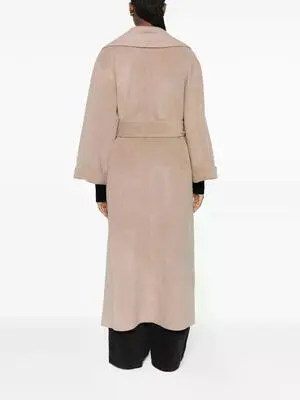 BY MALENE BIRGER Trullem Belted Wool Coat - Neutrals