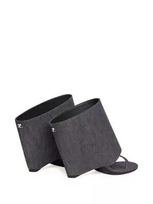 COURREGES Oblique Wedge Sandals