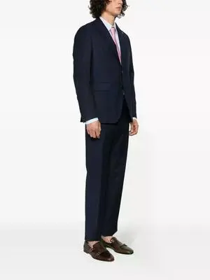 Tagliatore Single-breasted Blazer - Blue