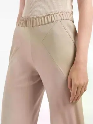 Giorgio Armani Flared Silk Track Pants
