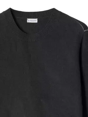 Burberry Equestrian Knight Cashmere Jumper - Black