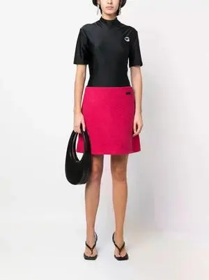 Coperni Logo-print Mock Neck T-shirt