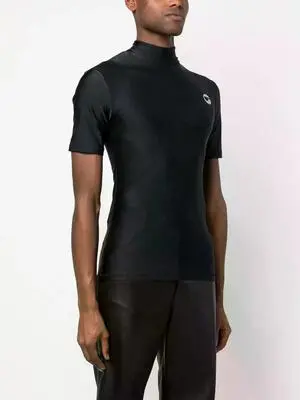 Coperni Logo-print Mock Neck T-shirt
