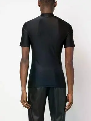 Coperni Logo-print Mock Neck T-shirt