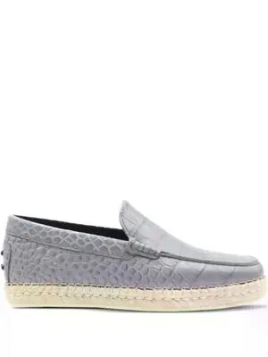 TOD'S Leather Espadrilles