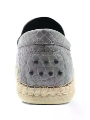 TOD'S Leather Espadrilles