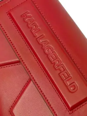 Karl Lagerfeld Ikon K Shoulder Bag - Red