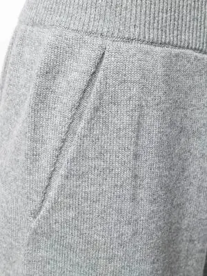 BARRIE Flared Knitted Trousers
