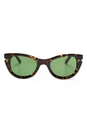 Off-White Cat-eye Frame Sunglasses - Brown