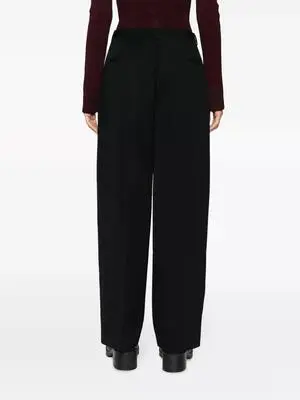 JIL SANDER Pleated Cotton-wool Tailored Trousers