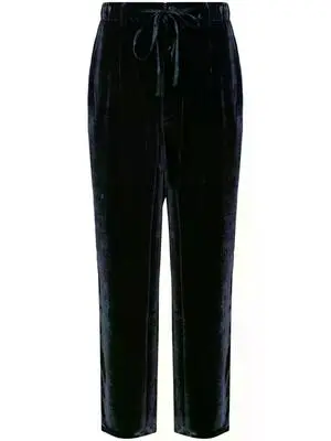 PIERRE-LOUIS MASCIA Navy Velvet Trousers