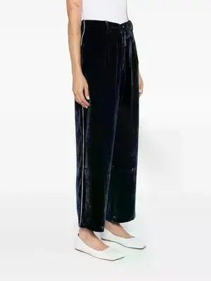 PIERRE-LOUIS MASCIA Navy Velvet Trousers