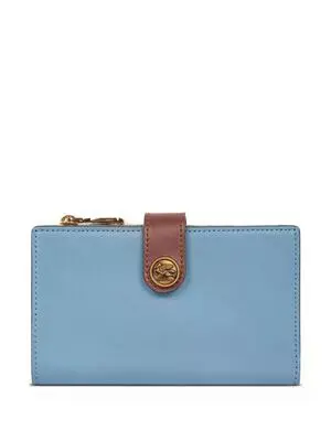 Etro Pegaso-motif Leather Wallet - Blue