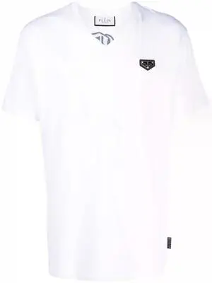 Philipp Plein No Limits Rhinestone-embellished T-shirt - White