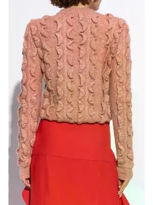 Moschino Plaque Sweater - Pink