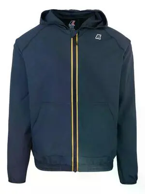 K-WAY Logo-patch Jacket - Blue