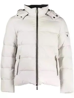 MOORER Padded Zip-up Hooded Down Jacket