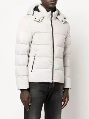 MOORER Padded Zip-up Hooded Down Jacket