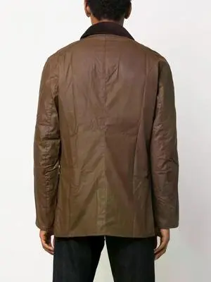 Barbour Ashby Press-stud Wax Jacket - Brown