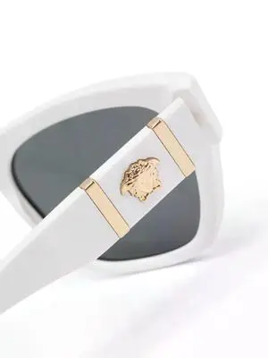 Versace Medusa Head Rectangle-frame Sunglasses