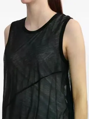 Helmut Lang Layered Cotton Tank Top