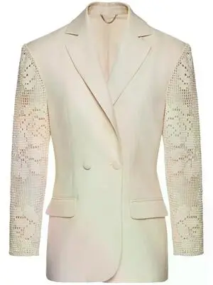 Magda Butrym Crochet Lace Blazer