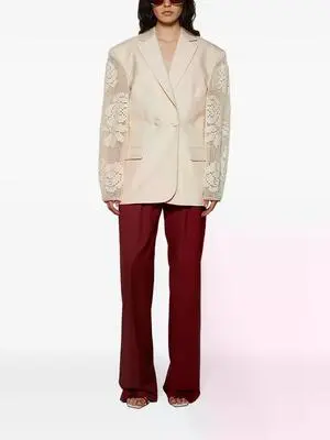 Magda Butrym Crochet Lace Blazer