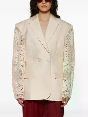 Magda Butrym Crochet Lace Blazer