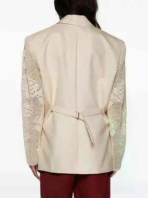 Magda Butrym Crochet Lace Blazer