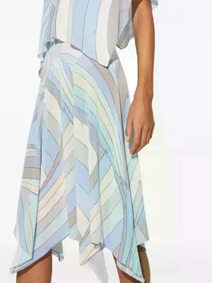 Emilio Pucci Iride-print Layered Dress