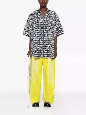 Vetements Logo-print Cotton Shirt