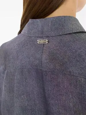 Alberta Ferretti Logo-plaque Shirt