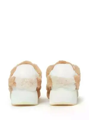 Stella McCartney Loop Fleece-texture Sneakers - Neutrals