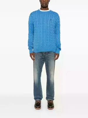 Polo Ralph Lauren Polo Pony-embroidered Sweater - Blue