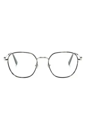 Moncler Square-frame Glasses - Silver