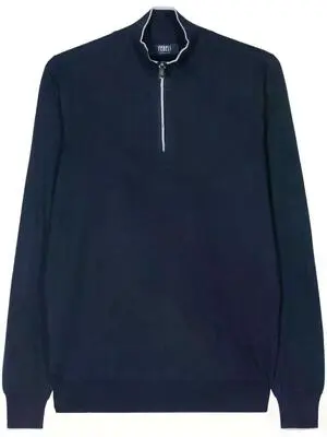 Fedeli Cashmere-silk Blend Fine-knit Jumper