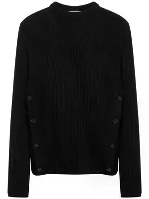 Moschino Ribbed-knit Virgin Wool Jumper