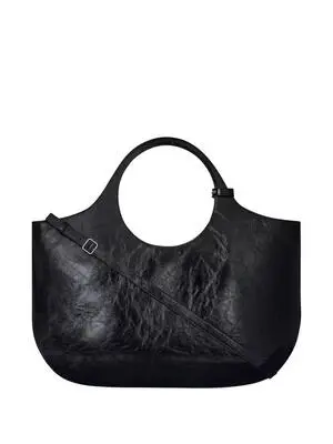 COURREGES Large Holy Handbag - Black