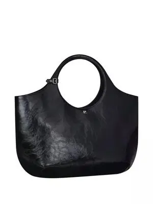 COURREGES Large Holy Handbag - Black