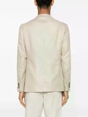 Tagliatore Single-breasted Silk Blazer