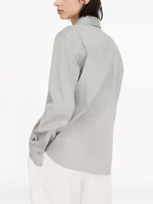 Brunello Cucinelli Spread-collar Long-sleeve Shirt