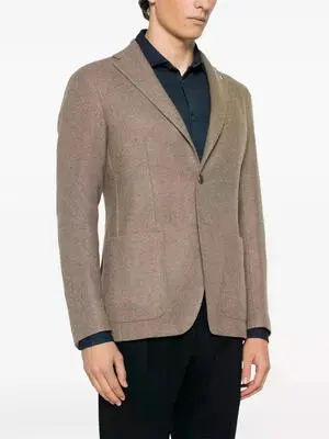Tagliatore Single-breasted Blazer - Brown